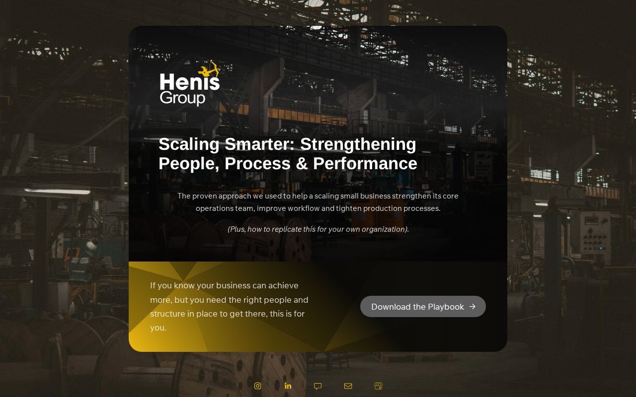 Scaling Smarter with Henis Group